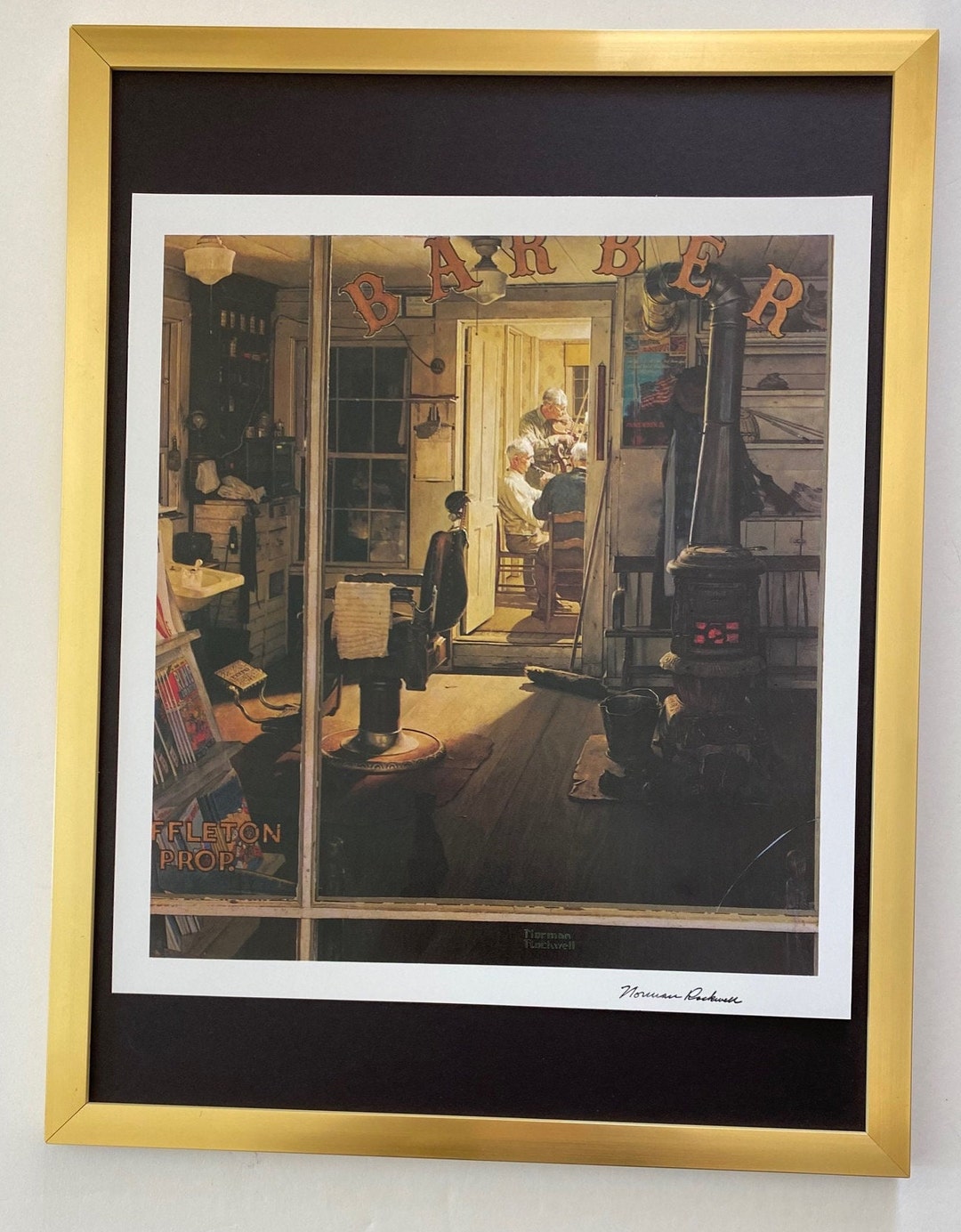 Norman Rockwell + 1970 Signed Print + Buy It Now ! - Etsy