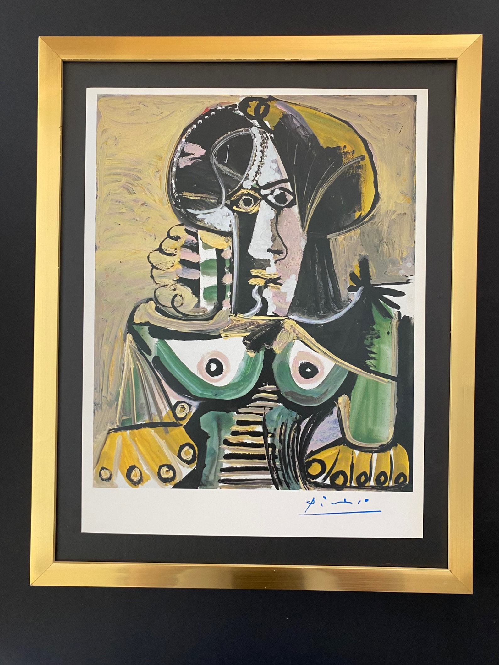 PABLO PICASSO + 1972 Signed Print From His Final Paintings Collection ...