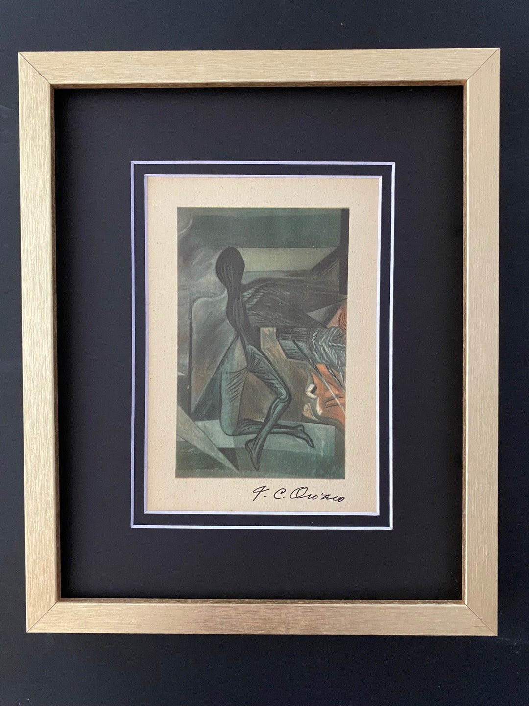 JOSE CLEMENTE OROZCO | Vintage 1946 Signed Print | Framed - Etsy