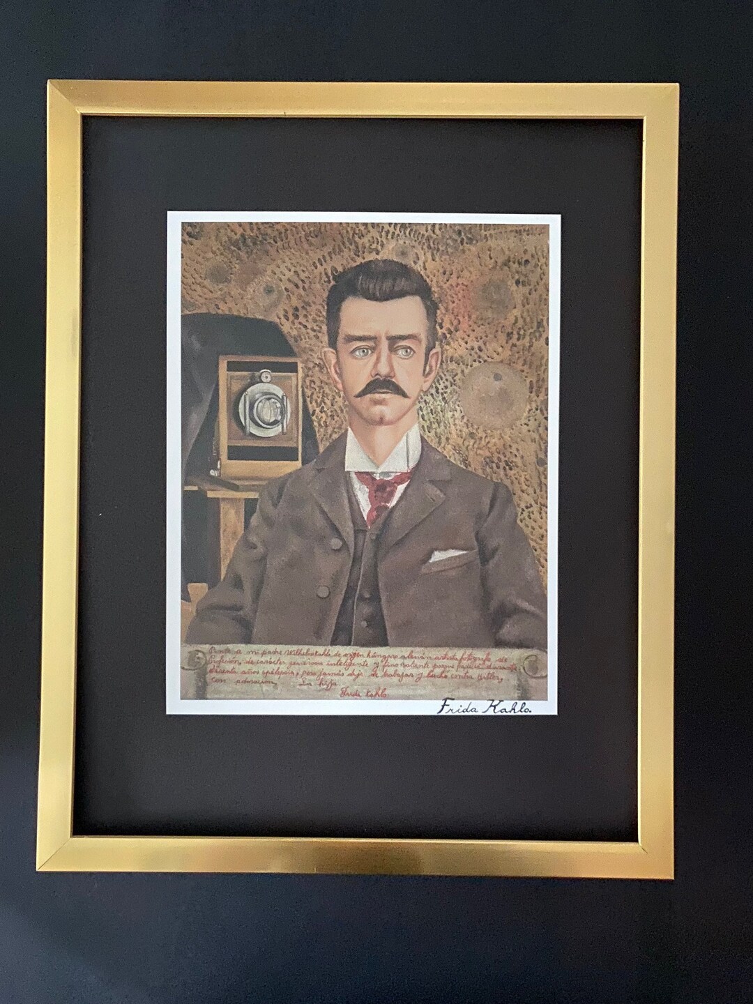 FRIDA KAHLO | Signed Print From Mexico + Framed | Buy It Now! - Etsy