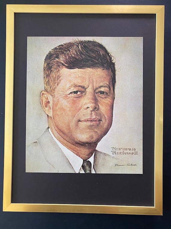 NORMAN ROCKWELL Beautiful Signed Print John F. Kennedy - Etsy