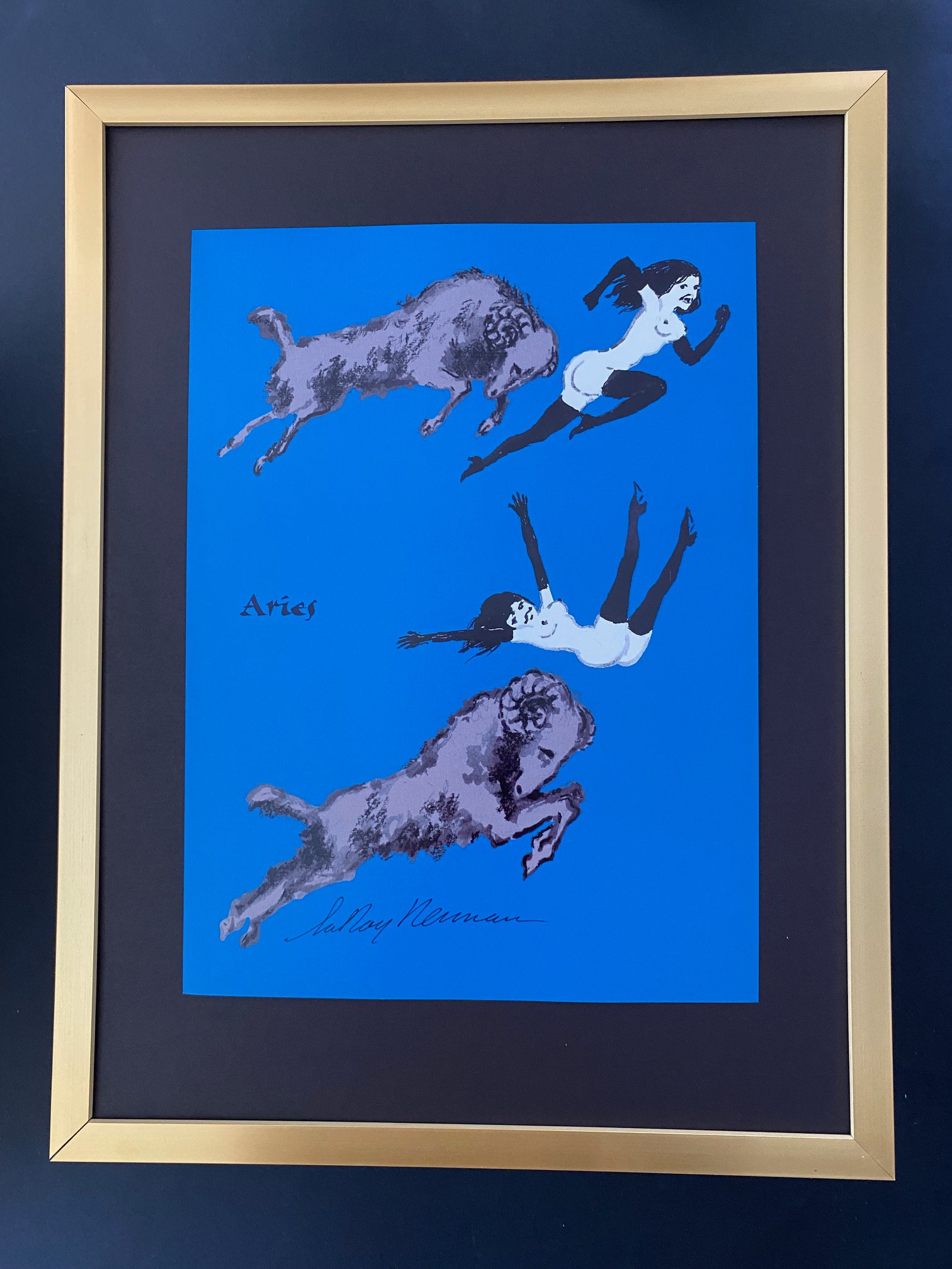 Leroy Neiman FEMLIN PLAYBOY ZODIAC Signed Print - Etsy