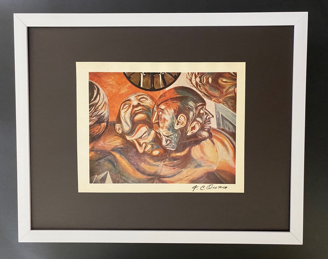 JOSE CLEMENTE OROZCO + Vintage 1942 Signed Print + Brand New Frame ...
