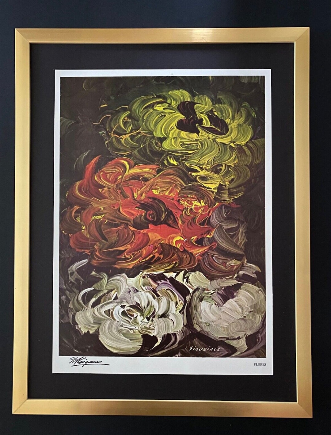 David Alfaro Siqueiros Signed Colorful Print From Galeria Misrachi ...