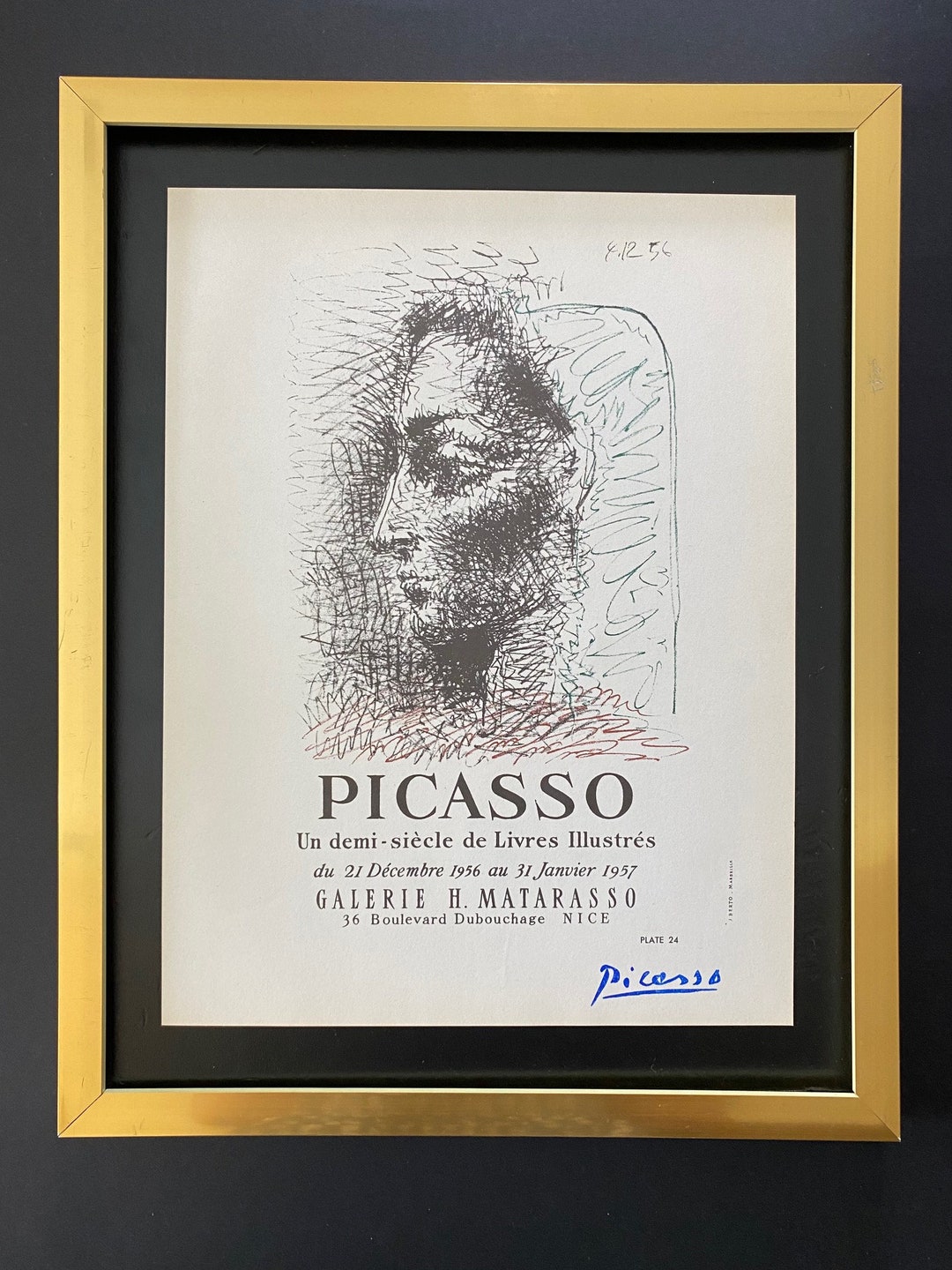 PABLO PICASSO | Vintage 1964 Signed Offset Lithograph | Ltd. Ed ...