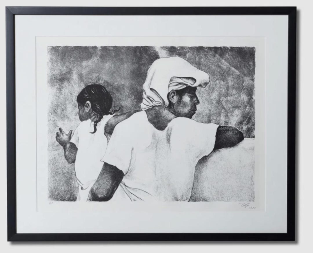 Listed Mexican Artist Francisco Zuniga, Signed Numbered Original ...