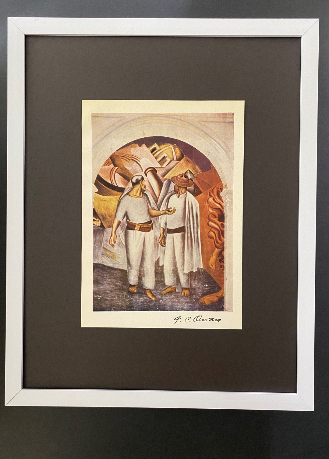 JOSE CLEMENTE OROZCO + Vintage 1942 Signed Print + Brand New Frame ...