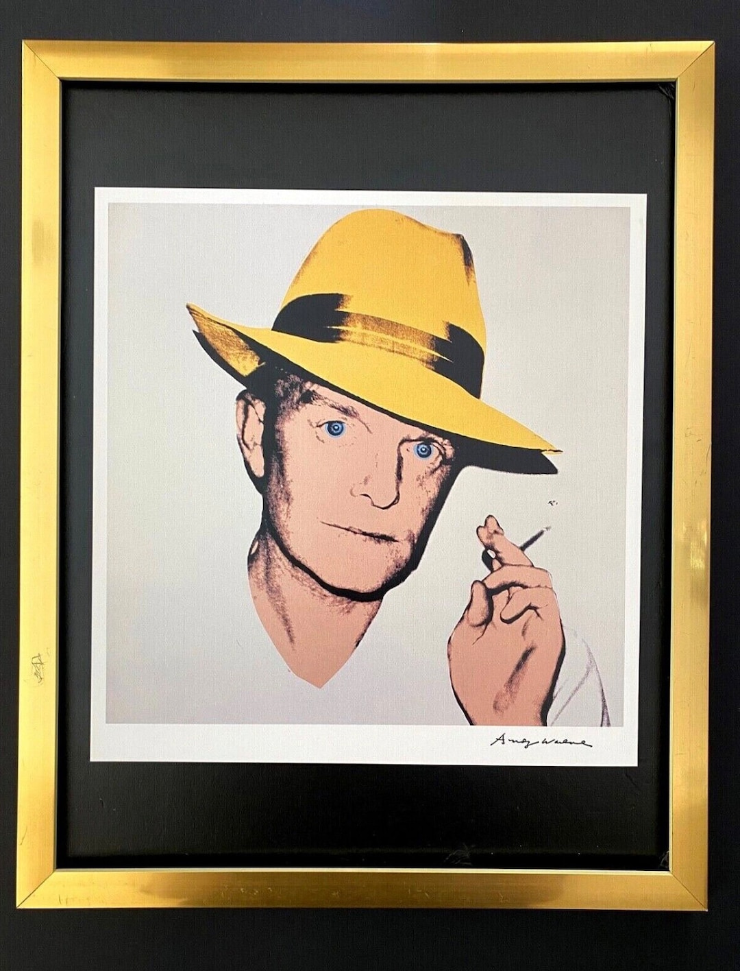 Andy Warhol | Vintage 1984 Truman Capote Print Signed |mounted and ...