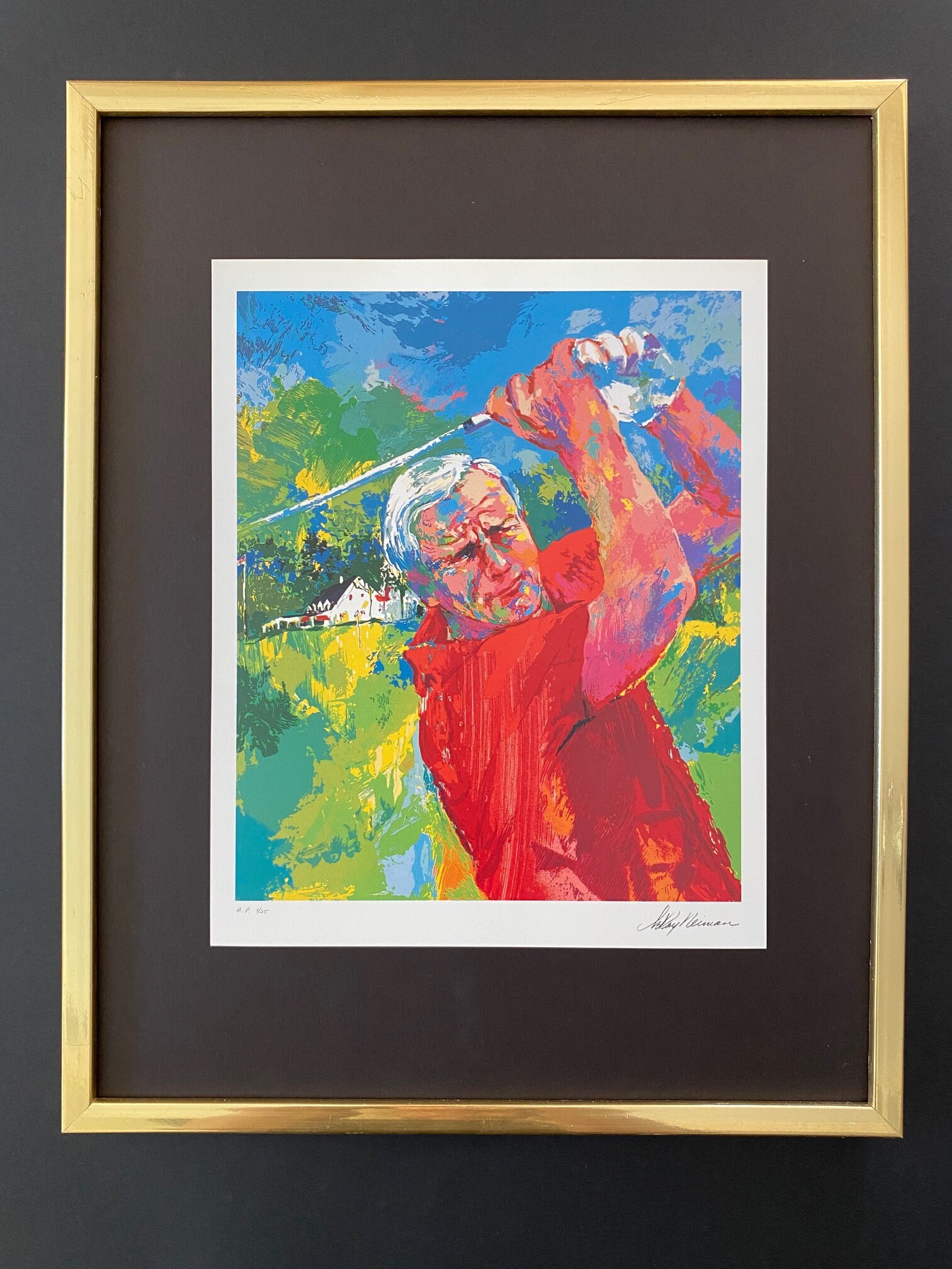 Leroy Neiman Awesome Print ARNOLD PALMER - Etsy