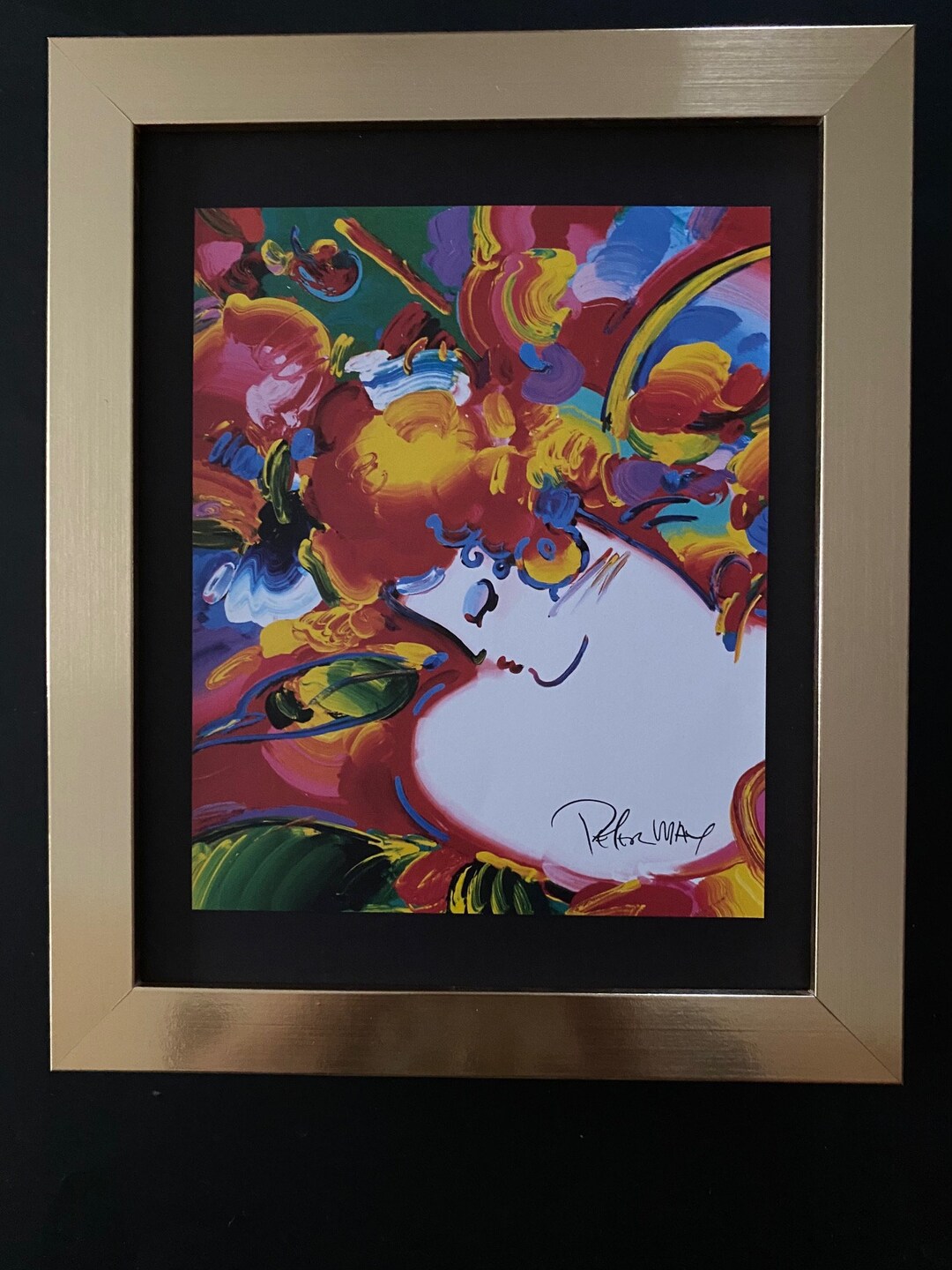 Peter Max + Beautiful Signed Print + Brand New 10x8 In. Frame + Buy It ...