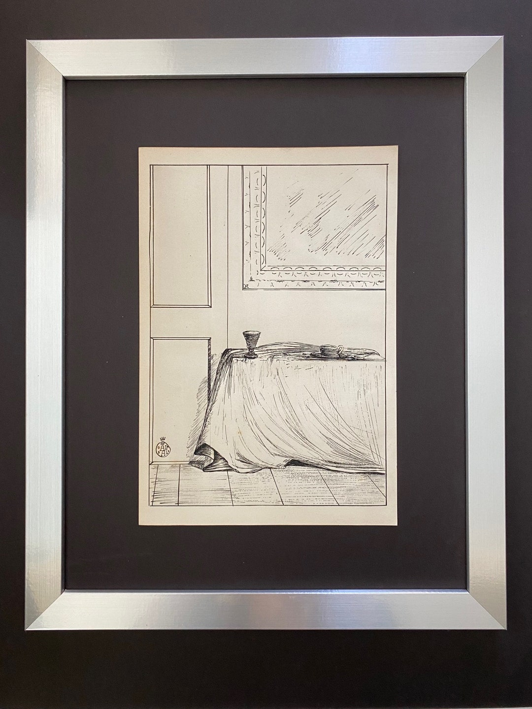 SALVADOR DALI | Vintage 1946 Signed | Framed Gravure | New Frame - Etsy