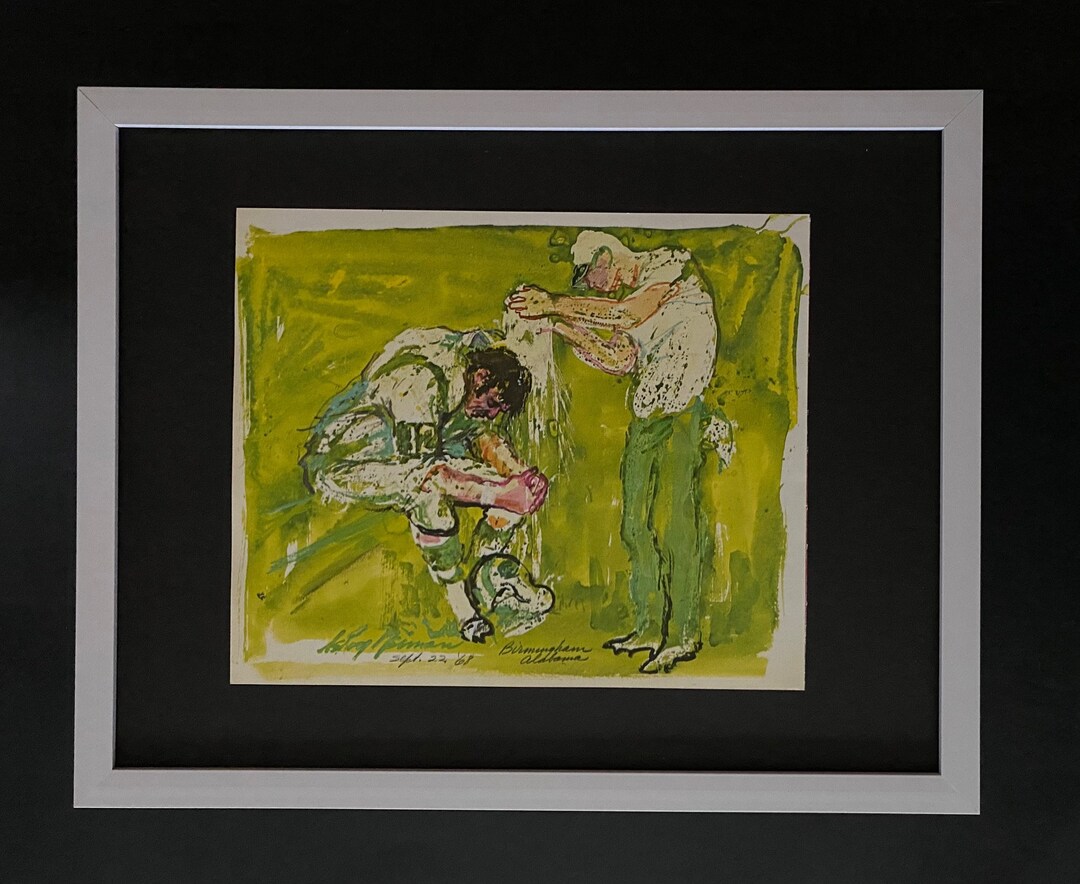 Leroy Neiman | Joe Namath 1970's Pop Art Print Signed | Mounted and ...