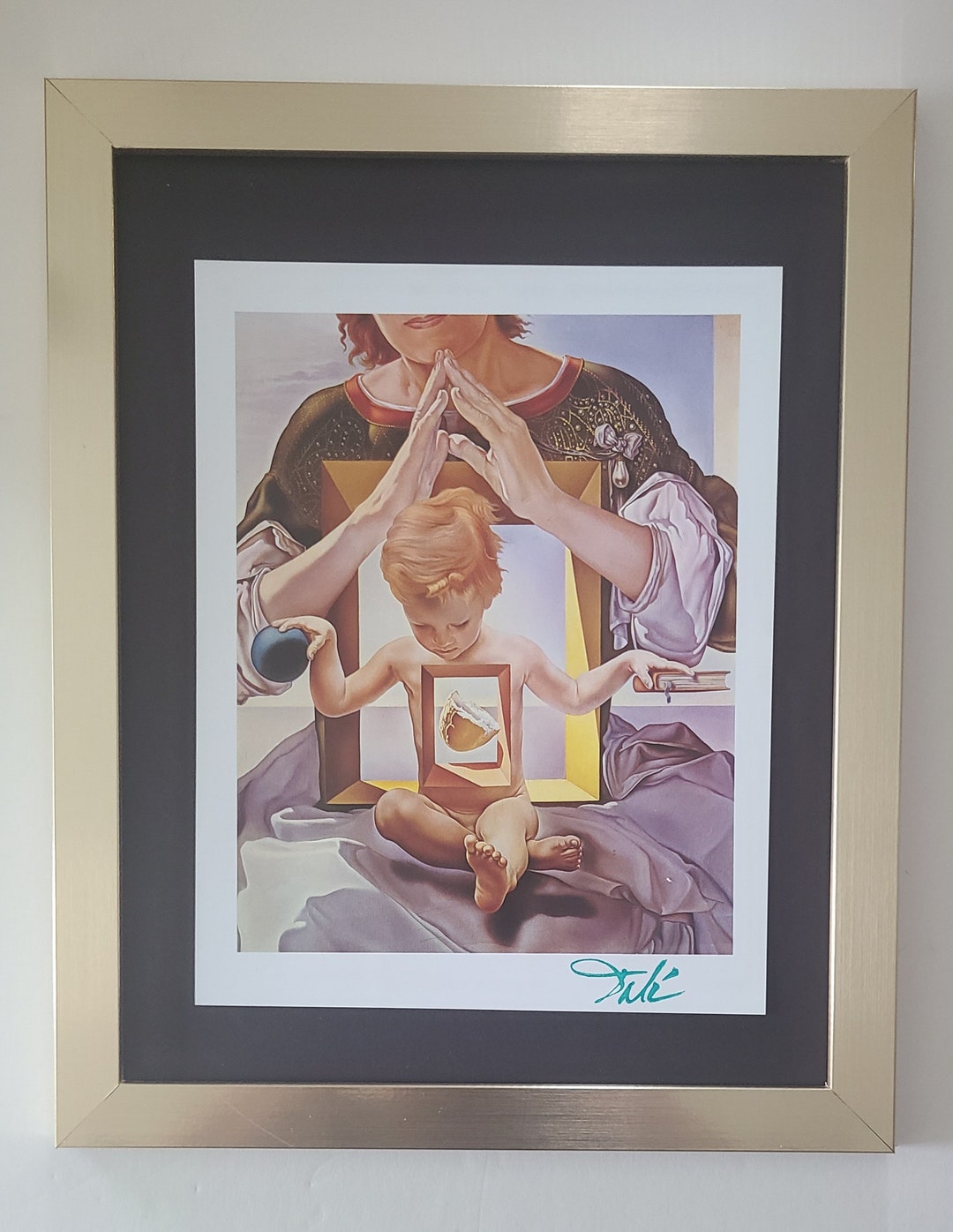 SALVADOR DALI | Vintage 1970's Signed | Framed Offset Lithograph | New ...
