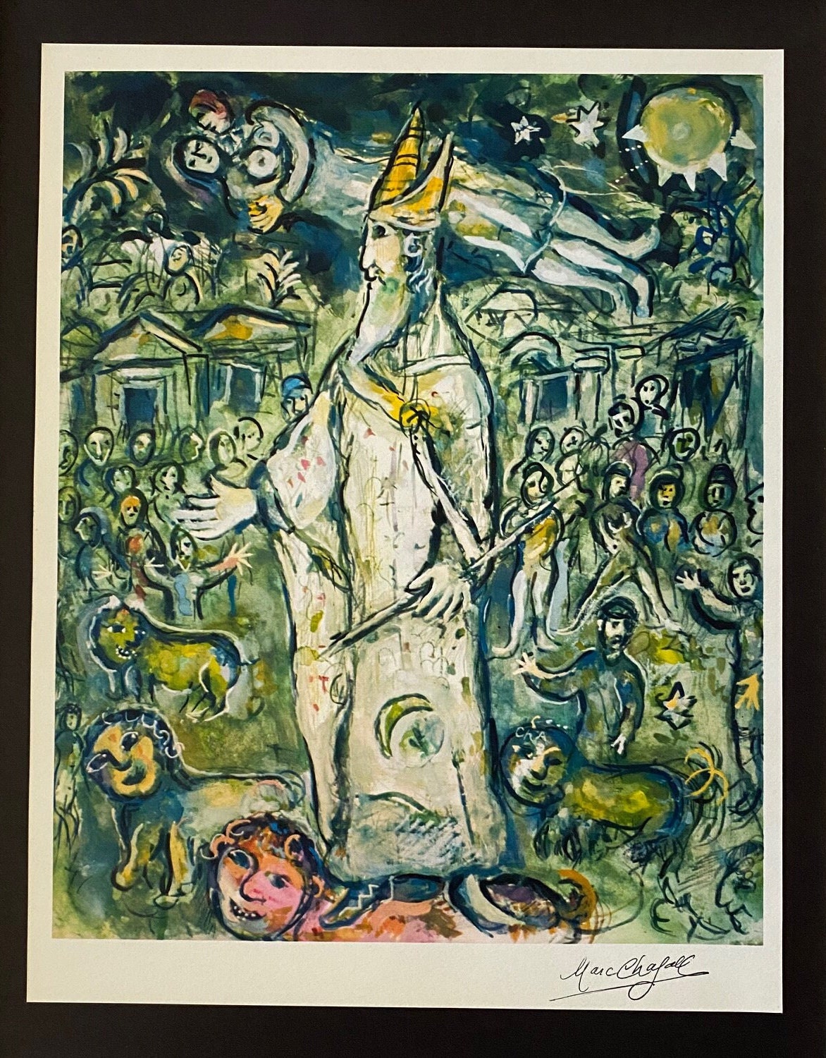 MARC CHAGALL Original 1971 Print From Chagall at the Met + Ballet ...