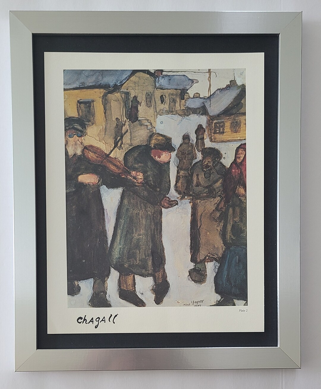 MARC CHAGALL Original 1975 Signed Print Framed Beautiful Buy It Now - Etsy