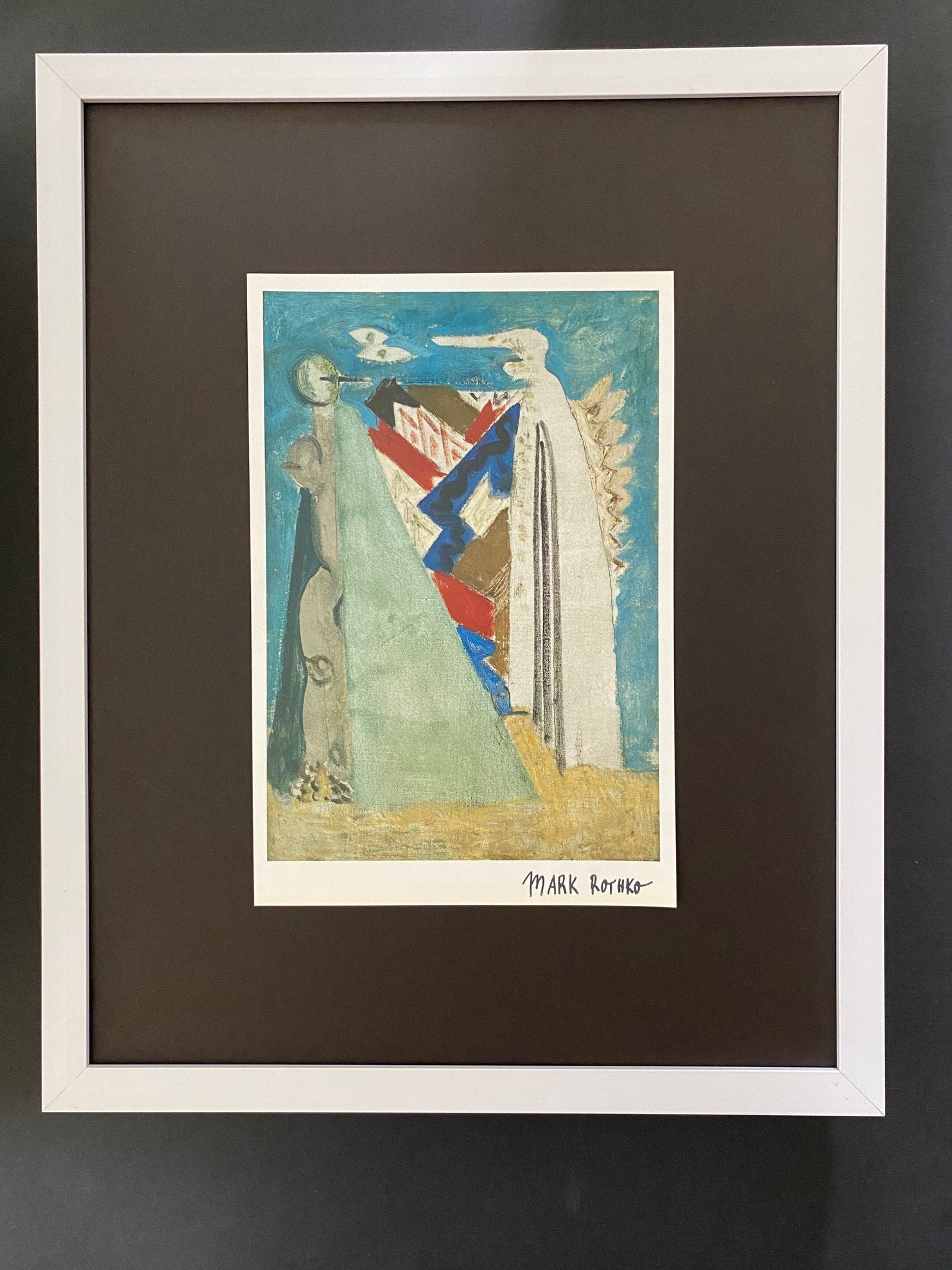 Mark ROTHKO 1970 Signed Print ABSTRACT Framed - Etsy