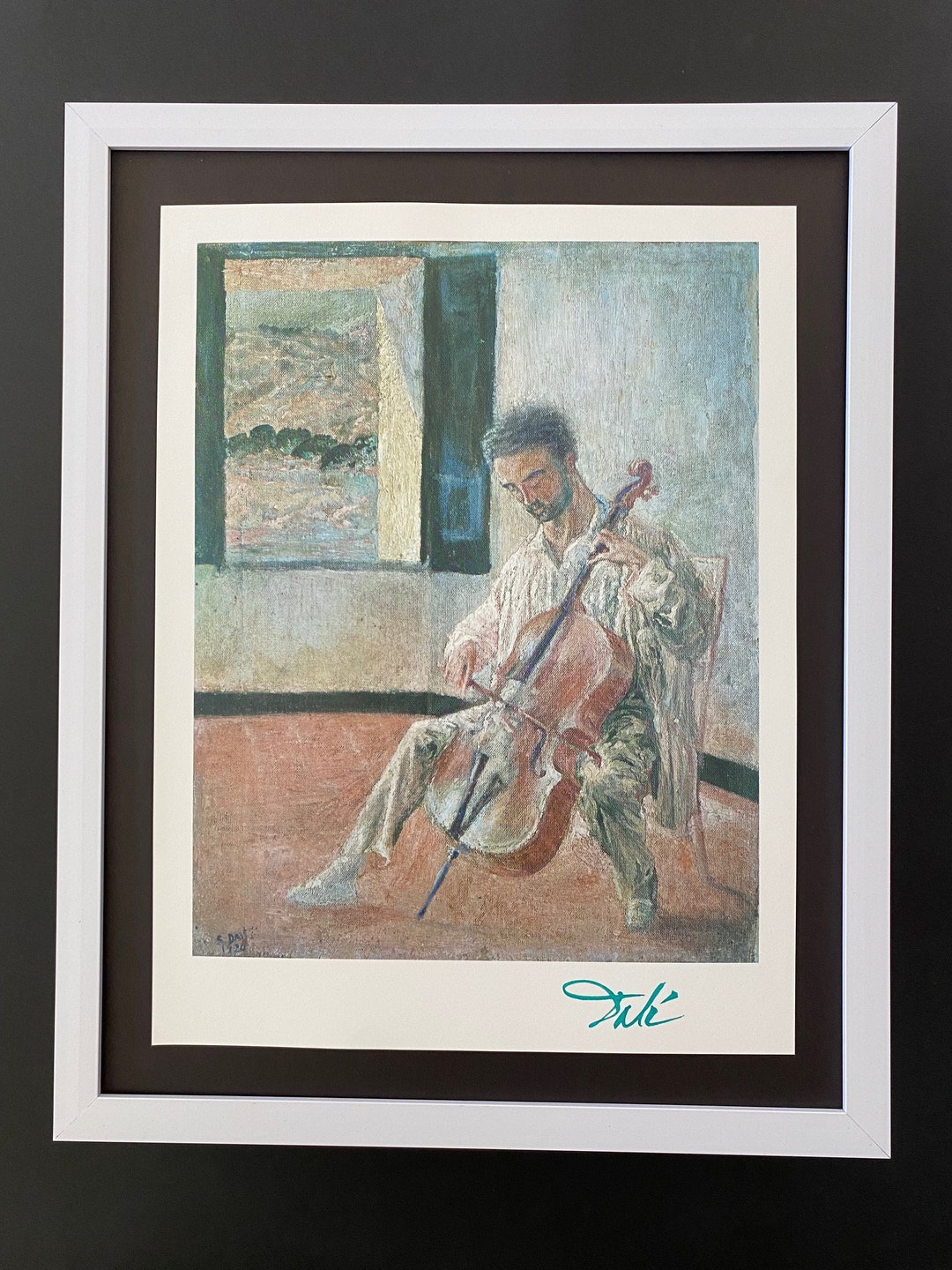 SALVADOR DALI | Vintage 1970 Signed | Framed Offset Lithograph | New ...