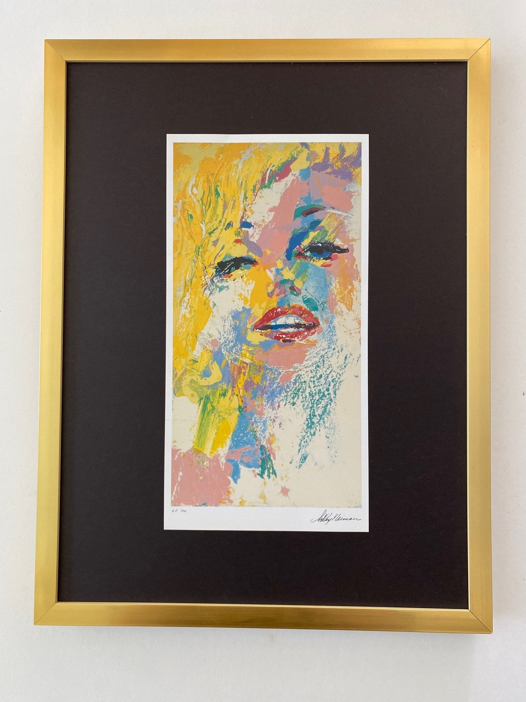 Leroy Neiman + Awesome Print " MARILYN MONROE " Framed in a New 11x14 ...