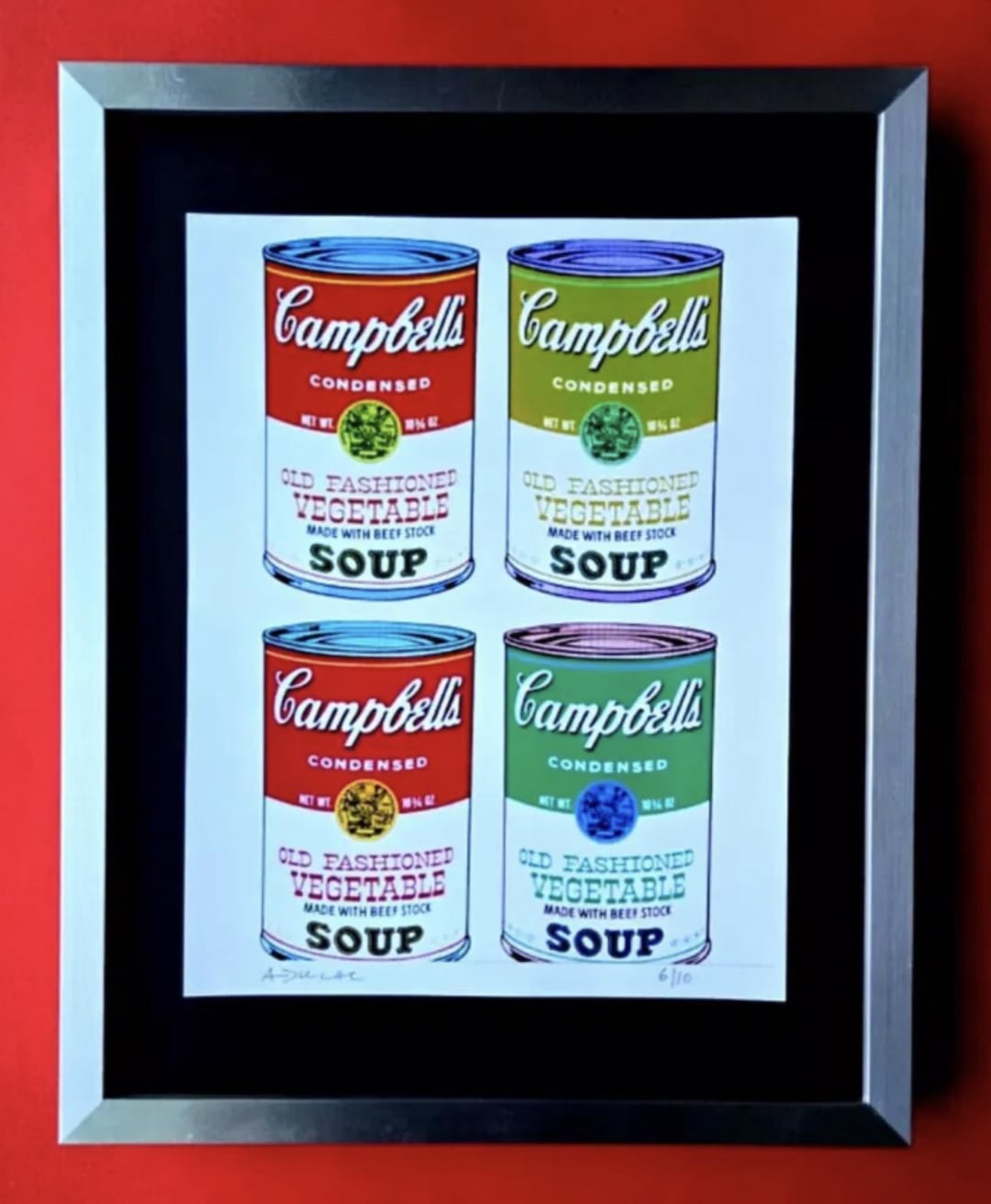 Alexander Dulac | "my Andy Warhol Campbell's Soups" Hand Signed ...