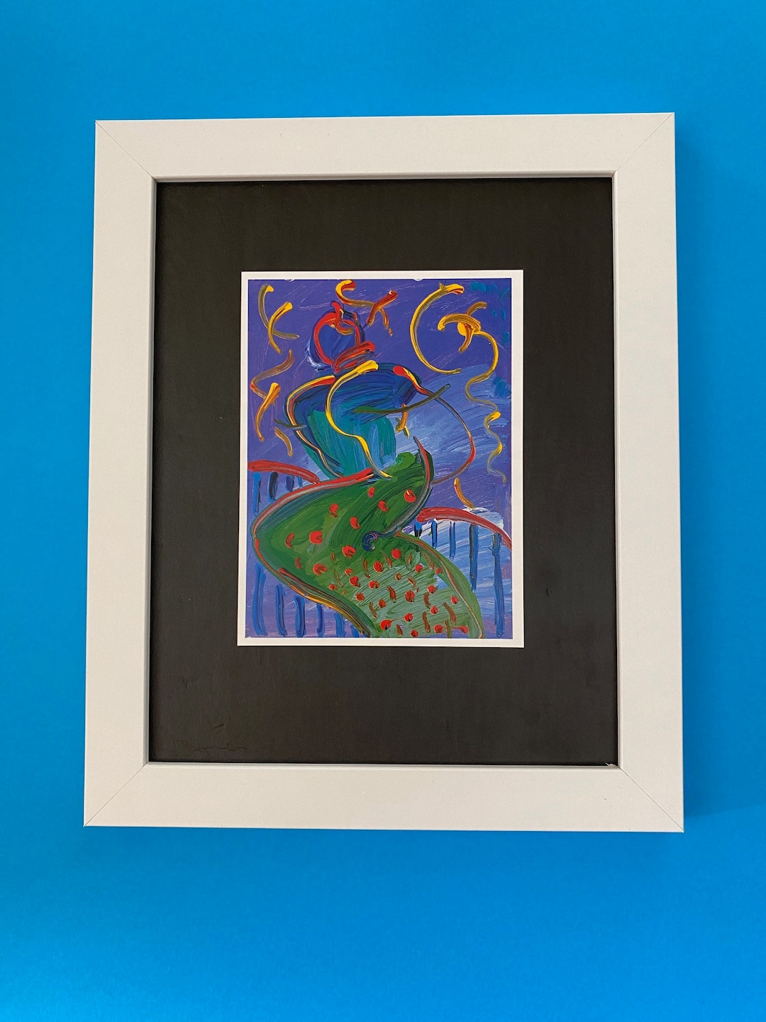 Peter Max + Beautiful Signed Print + Brand New 10x8 In. Frame + Buy It ...