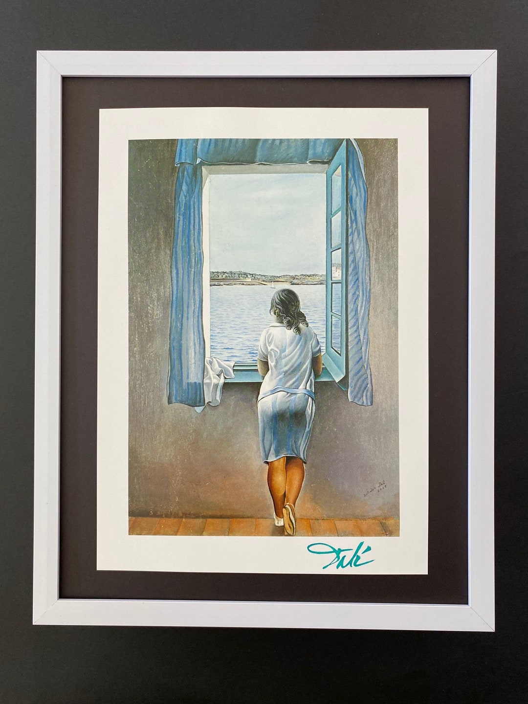 SALVADOR DALI | Vintage 1970 Signed | Framed Offset Lithograph | New ...