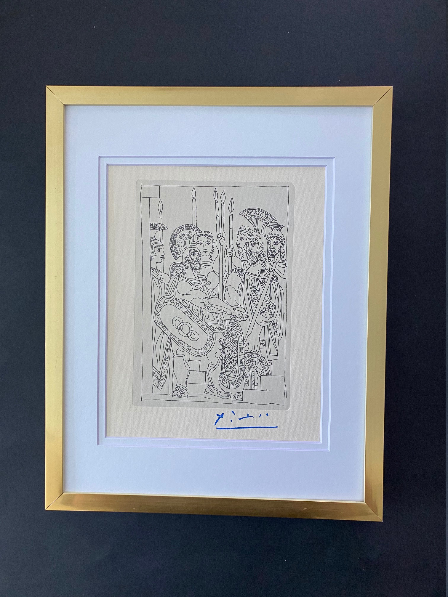 Pablo Picasso + 1962 Signed Engraving Matted to Be Framed at 11x14 - Etsy