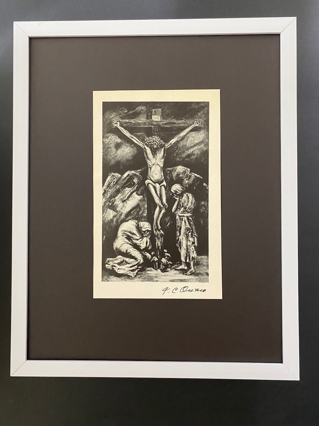 JOSE CLEMENTE OROZCO + Vintage 1942 Signed Print + Brand New Frame ...