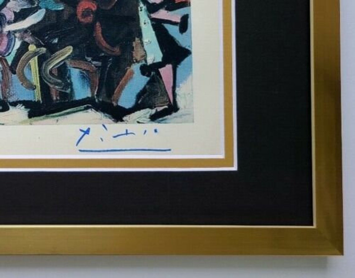 Pablo Picasso 1948 Signed Print Matted to Be Framed at Home 11x14 - Etsy