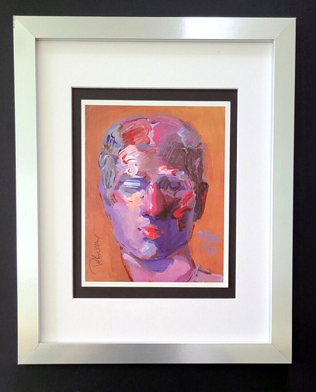 Peter Max + Beautiful Signed Print + Brand New Silver Frame + Buy It ...