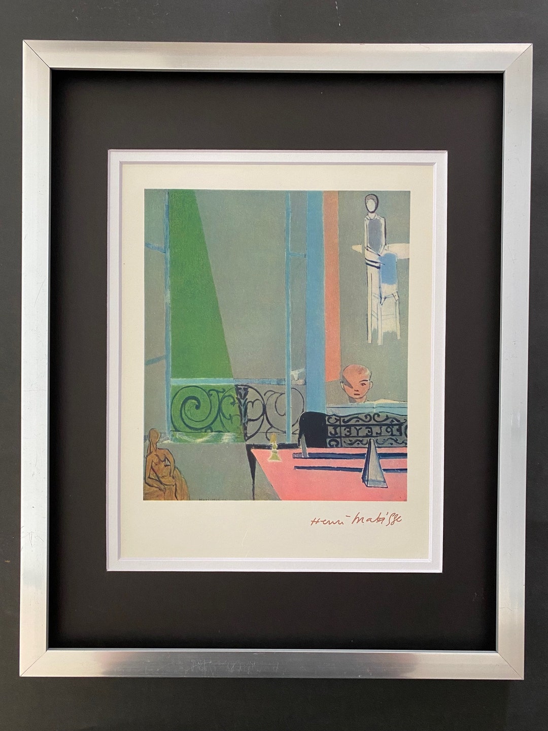 Henri Matisse 1948 Awesome Signed Vintage Print Framed - Etsy