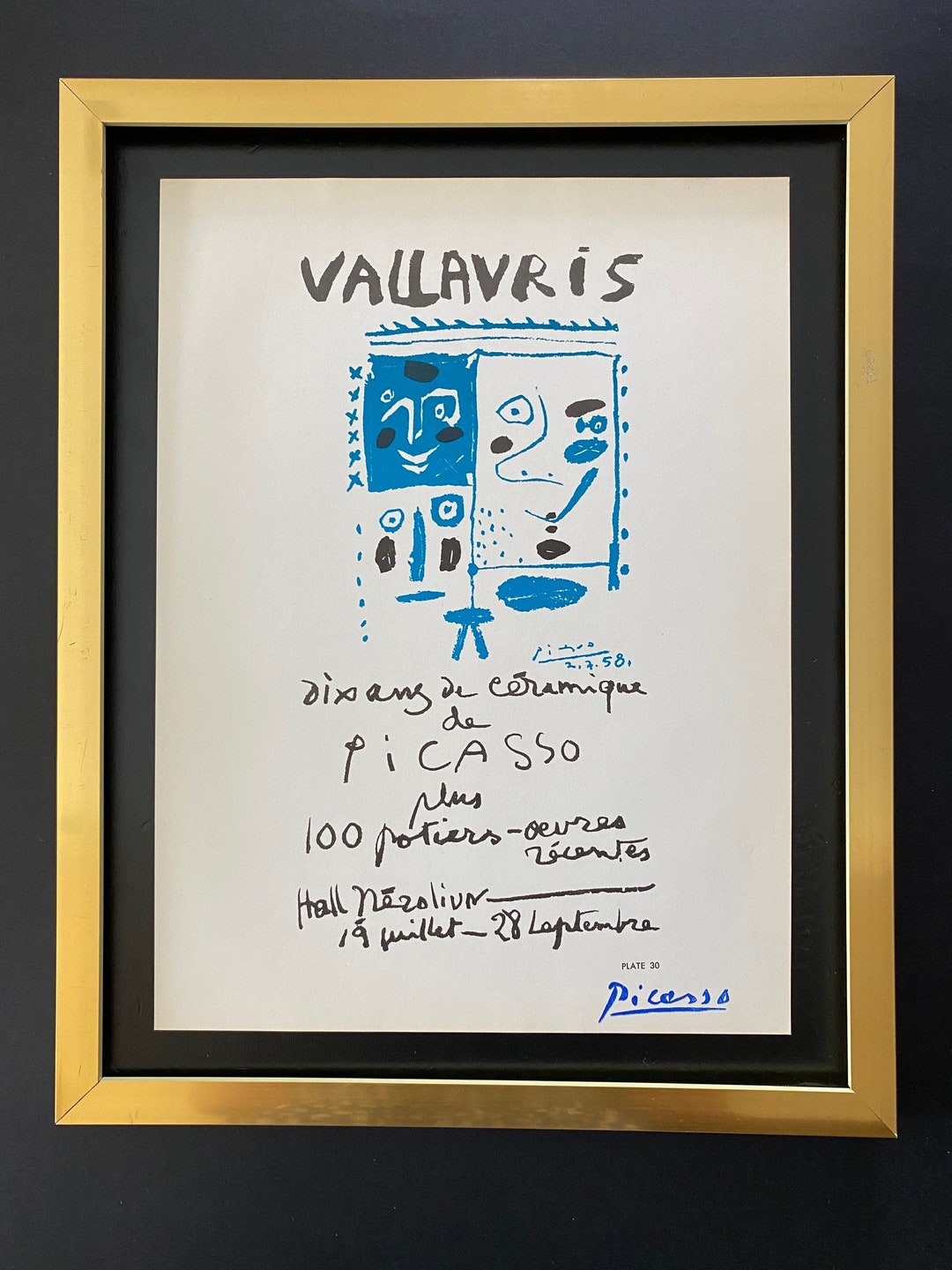 PABLO PICASSO | Vintage 1964 Signed Offset Lithograph | Ltd. Ed ...