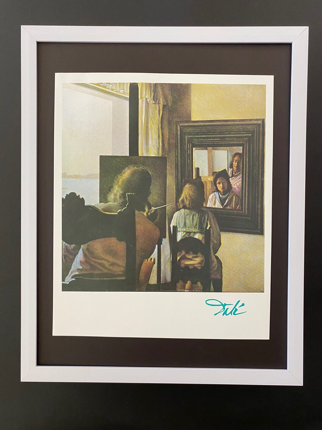 SALVADOR DALI | Vintage 1970 Signed | Framed Offset Lithograph | New ...