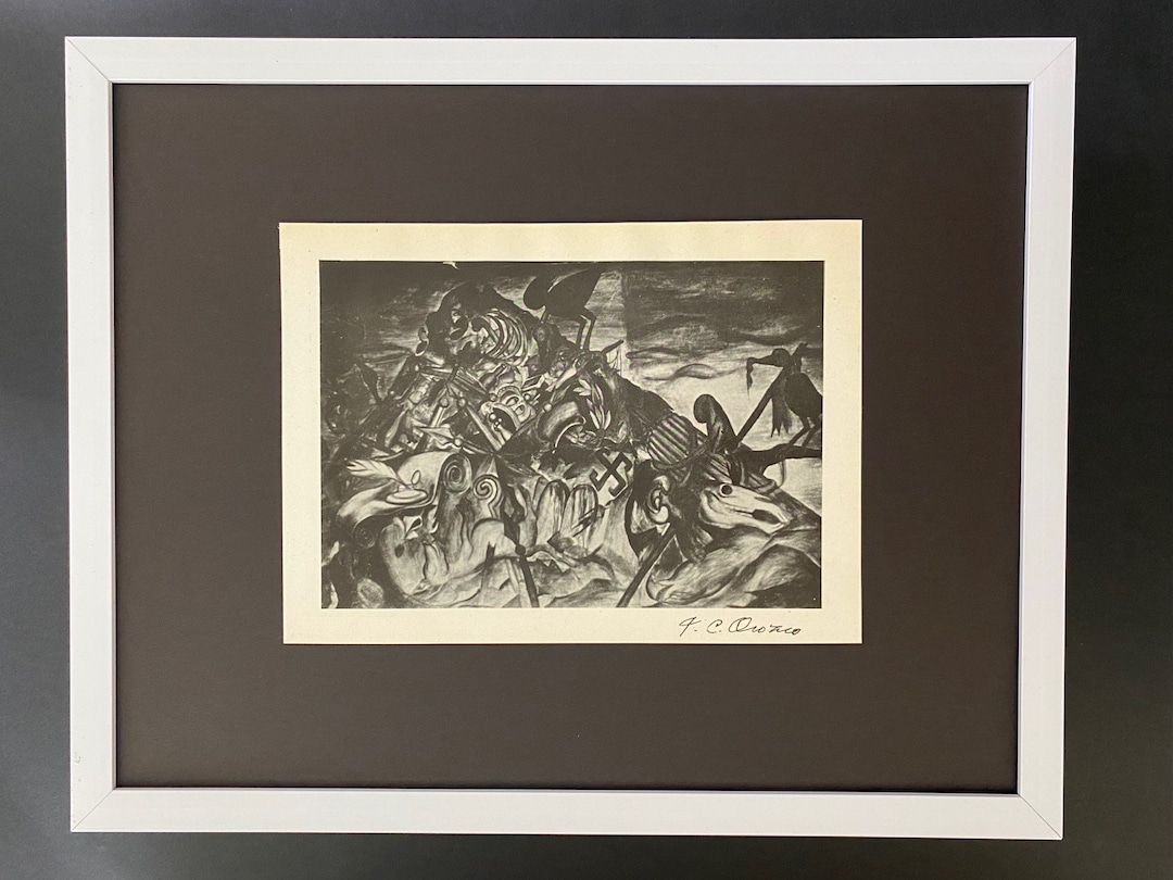JOSE CLEMENTE OROZCO + Vintage 1942 Signed Print + Brand New Frame ...