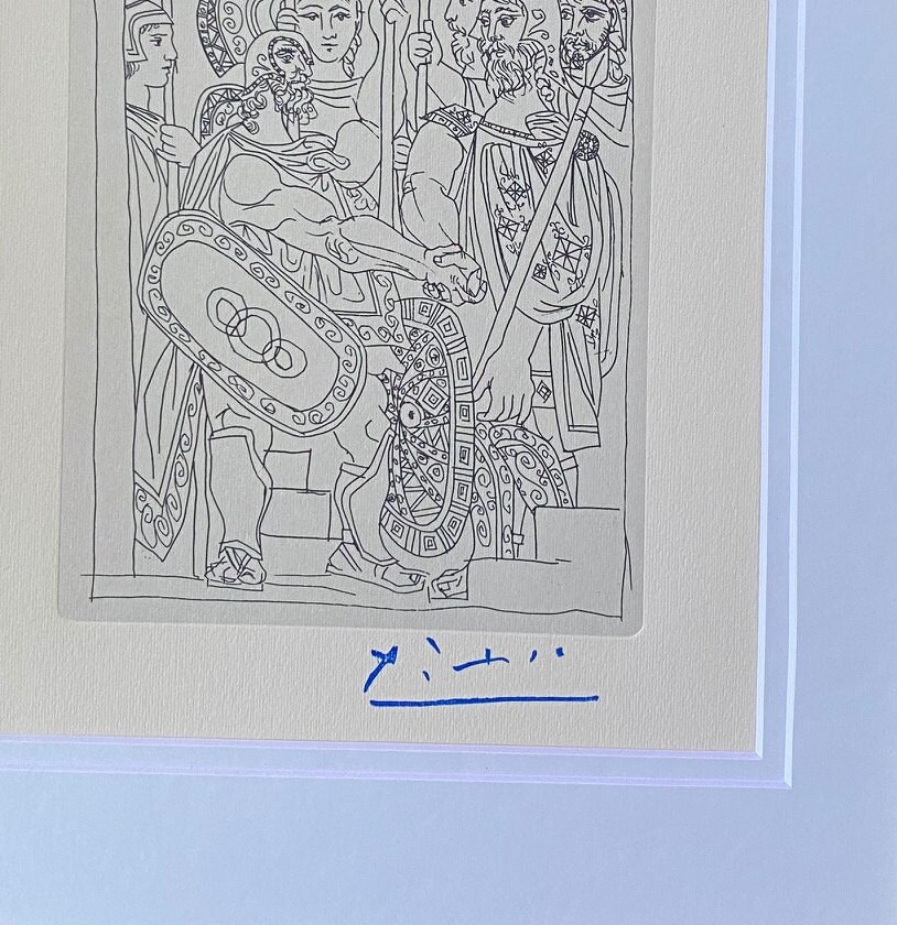 Pablo Picasso + 1962 Signed Engraving Matted to Be Framed at 11x14 - Etsy
