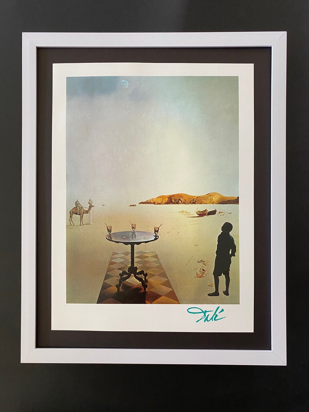 SALVADOR DALI | Vintage 1970 Signed | Framed Offset Lithograph | New ...