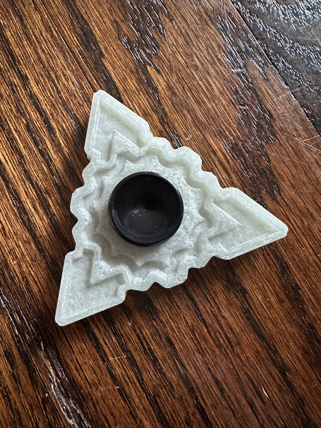 Metallic Silver Fidget Spinner - Etsy
