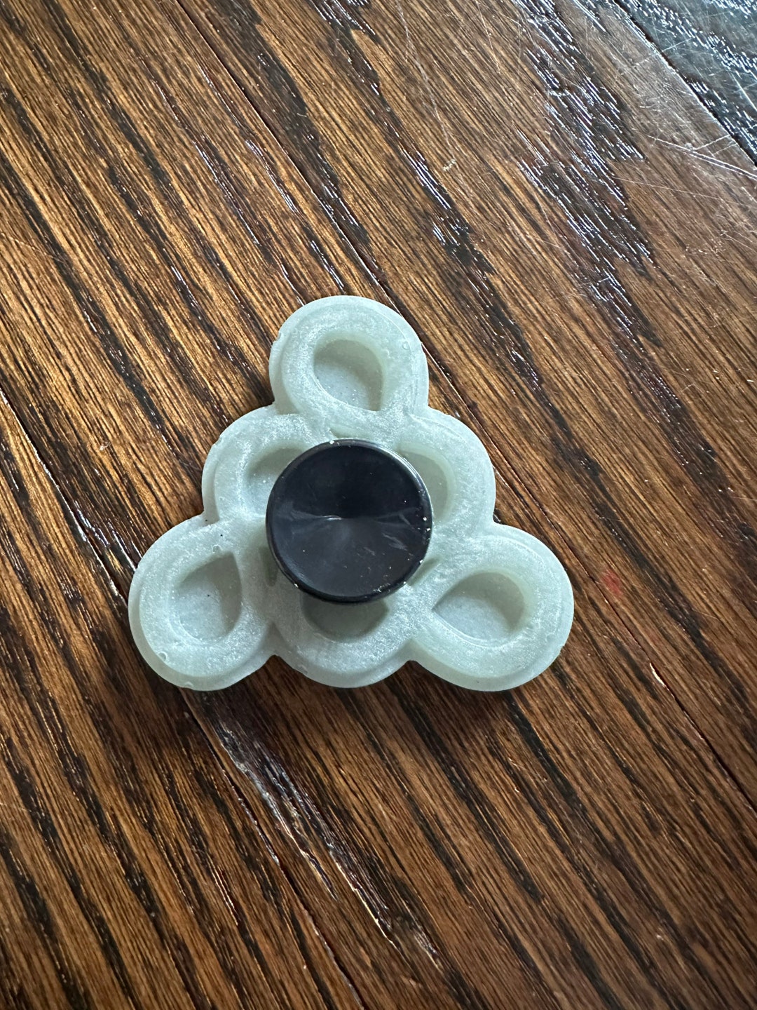 Metallic Silver Fidget Spinner - Etsy