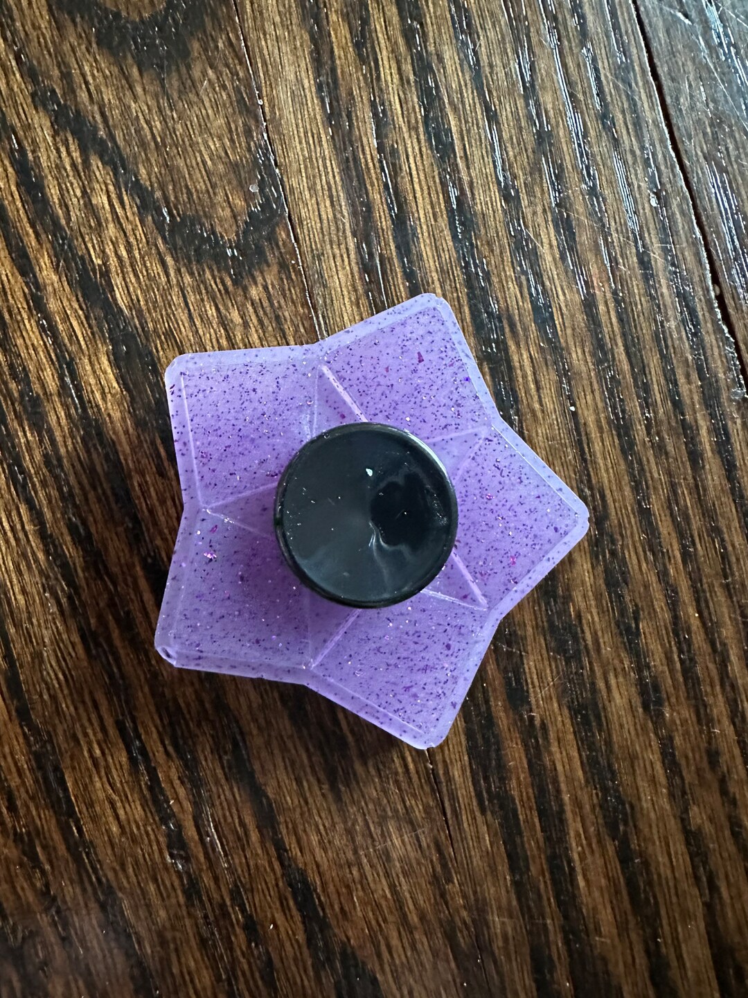 Purple Glitter Fidget Spinner - Etsy