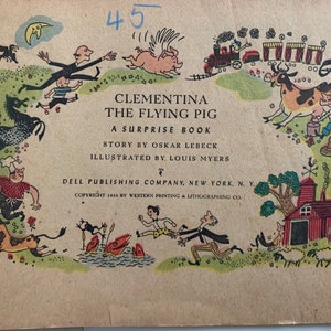Vintage Children’s Book-clementina the Flying Pig -1st Edition-1930 ...