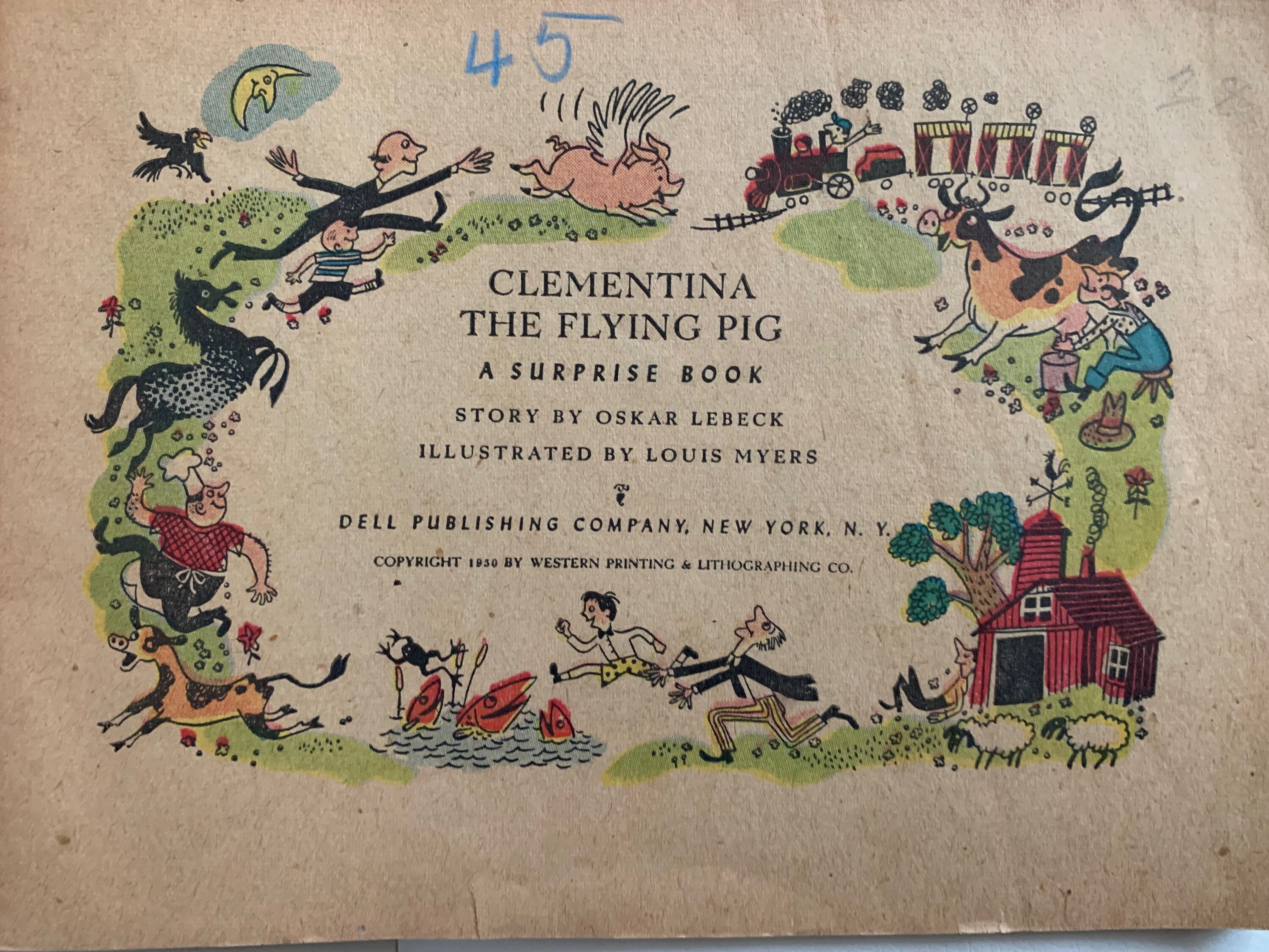 Vintage Children’s Book-clementina the Flying Pig -1st Edition-1930 ...