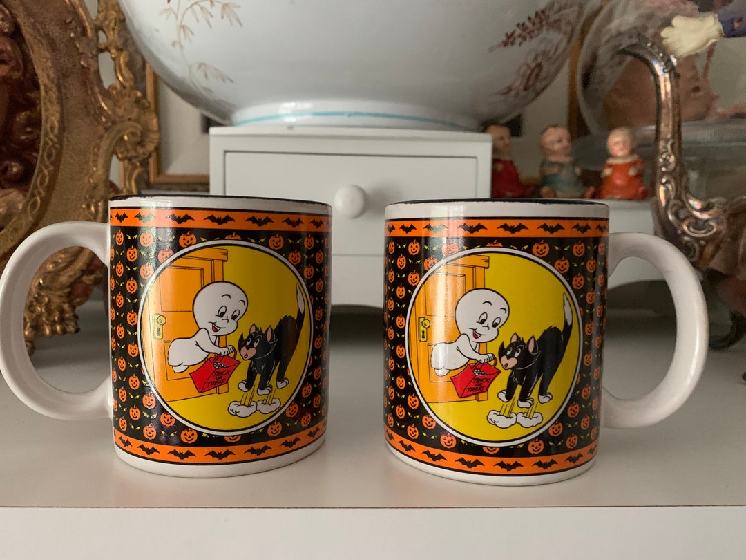 Vintage Pair of 1986 Casper the Friendly Ghost Mugs - Etsy