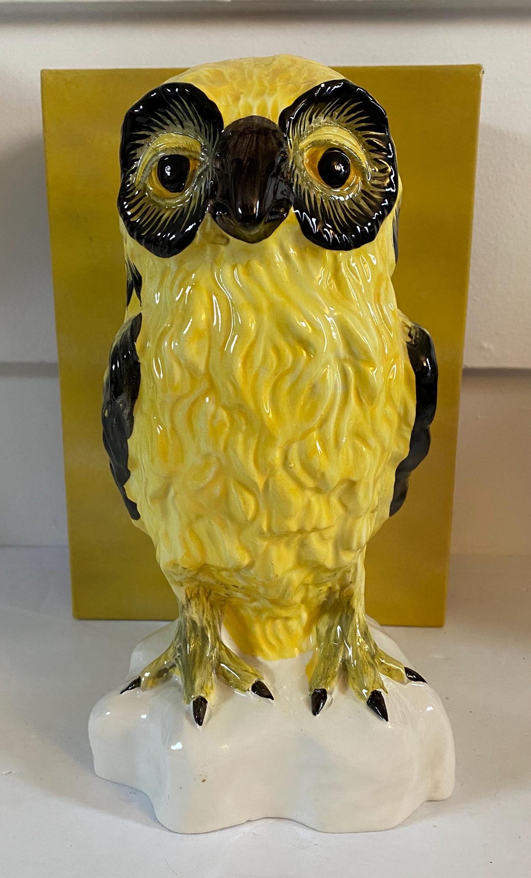 Vintage Meiselman Italian Pottery Owl. - Etsy