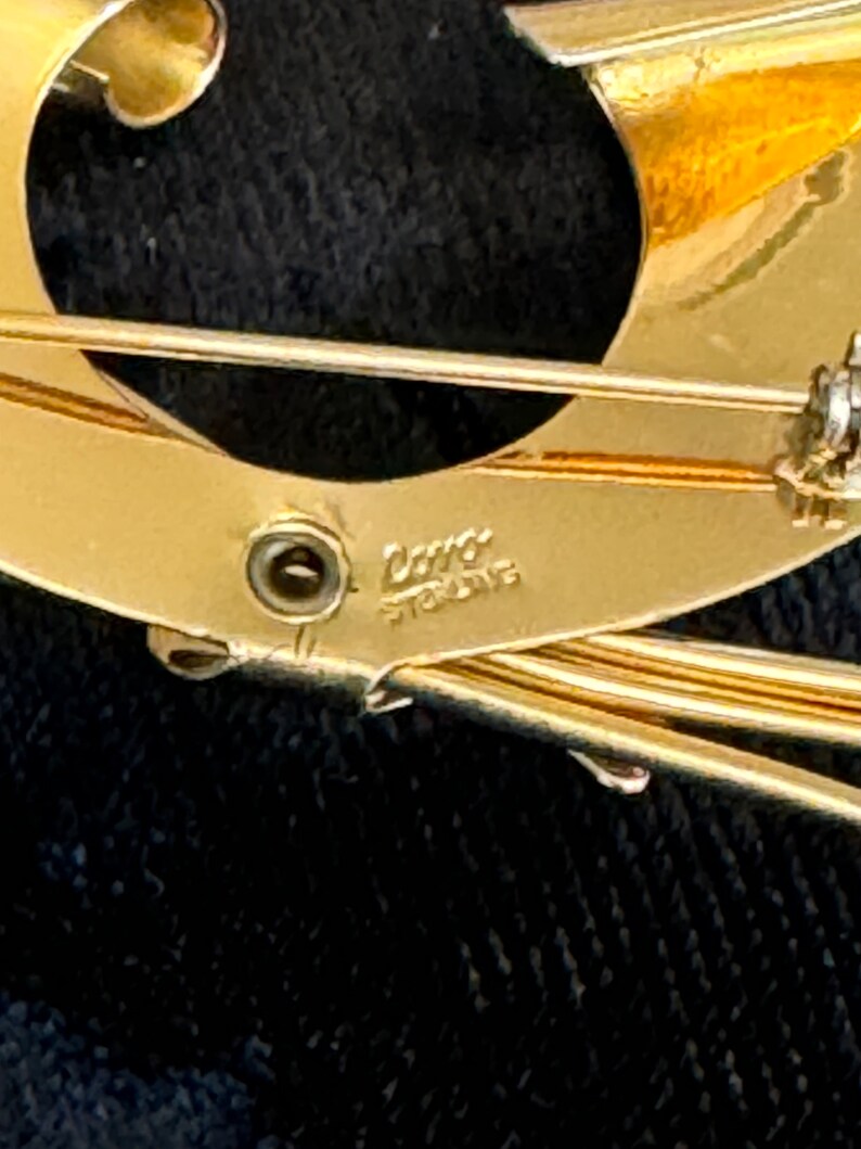Vintage Sterling Silver Moonstone Floral Spray Brooch -coro - Etsy
