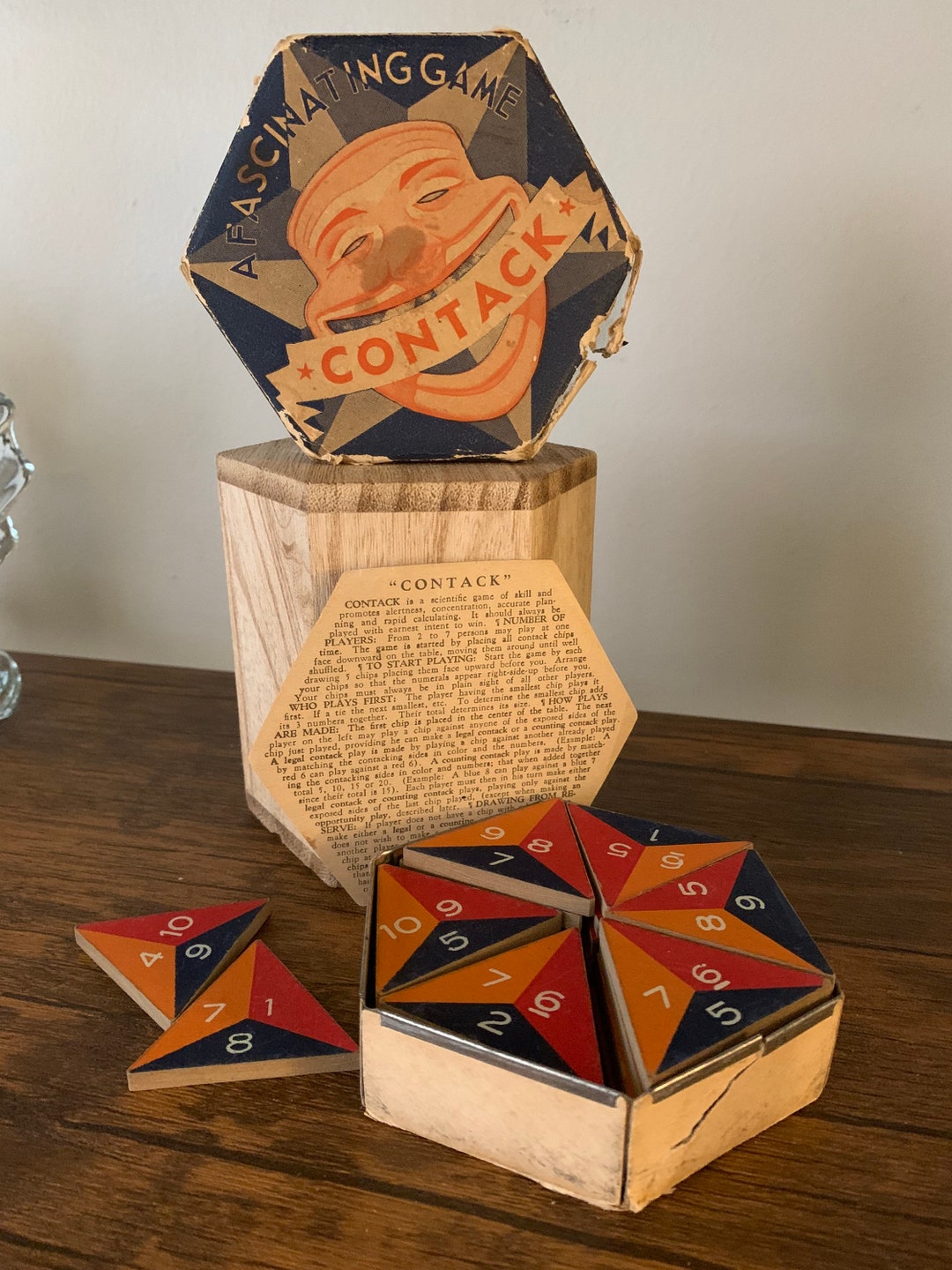 Vintage/antique Game: Contack Circa 1939 - Etsy