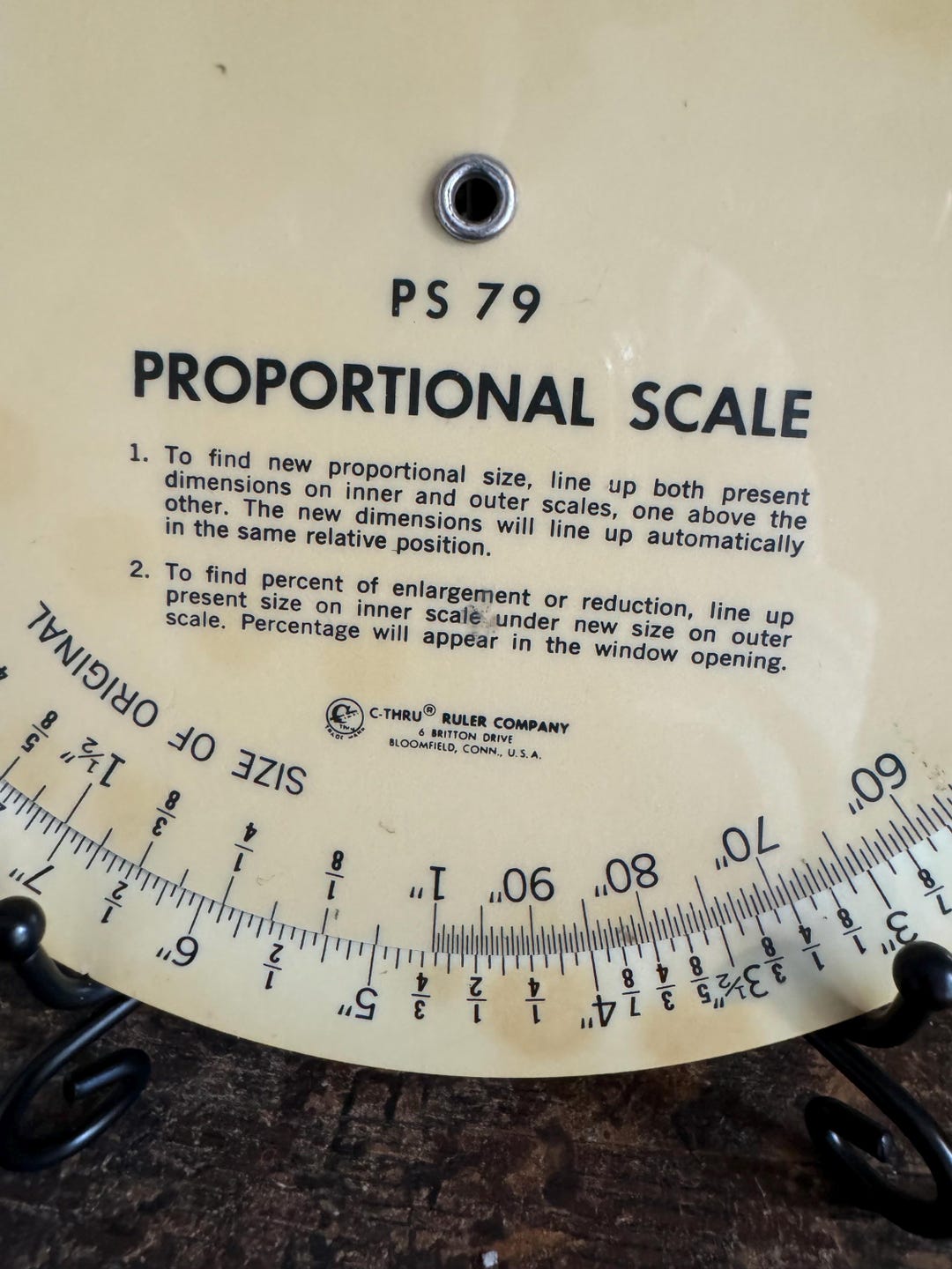 Vintage C-thru Ruler Company Made in USA Proportional Scale PS 79 - Etsy