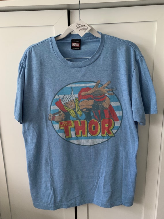 The Mighty Thor Vintage Marvel Graphic Tee Shirt - Gem