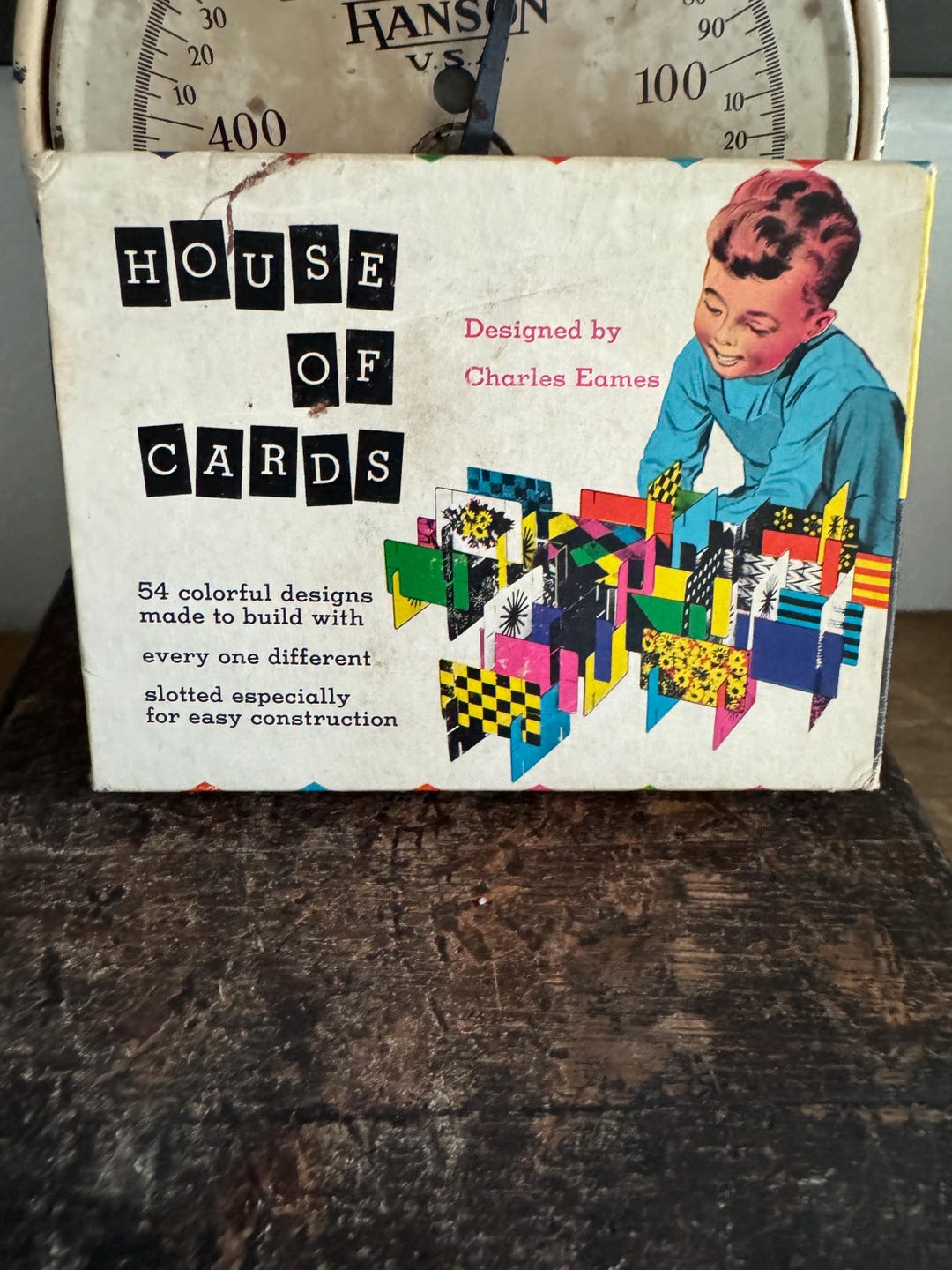 Vintage Rare Card Game-house of Cards 1954 by Charles Eames Tigrett in ...
