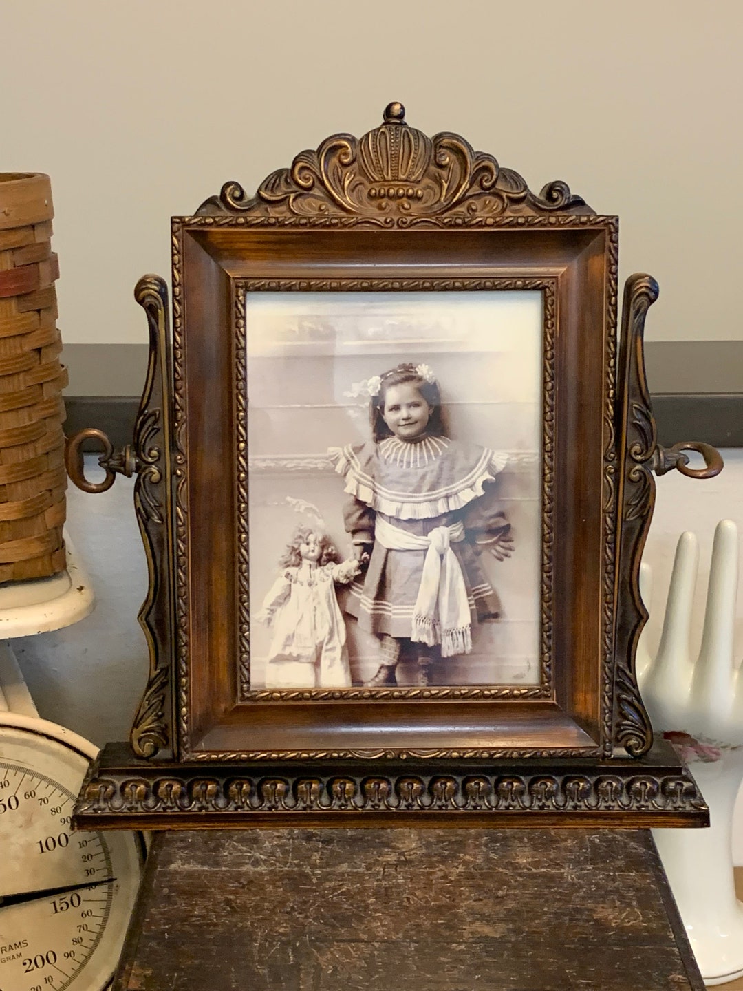 Antique Art Deco Syroco Mantle Frame - Etsy