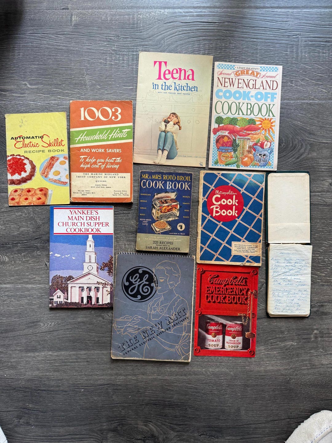 Ten Vintage Cookbooks -circa 1950’s and Up - Etsy