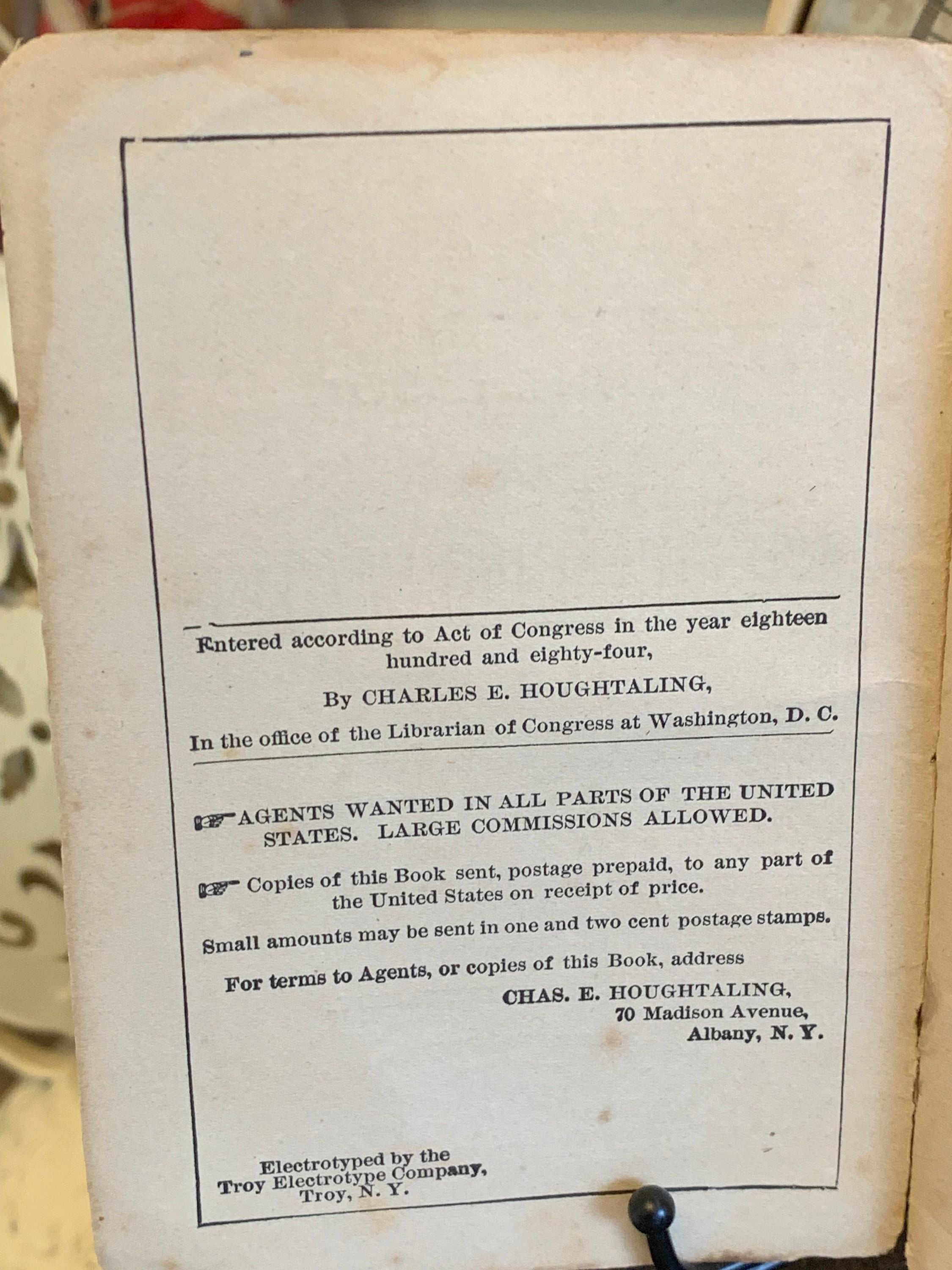 Antique Book-houghtaling's Handbook of Useful Information -chas. E ...